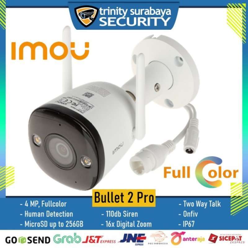 Promo Ip Wifi Camera Outdoor Imou Bullet 2 Pro 4mp Trinity Diskon 23% ...