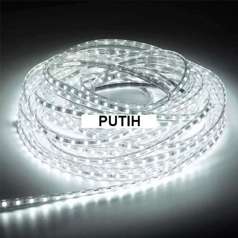 Promo Paket 20 Sampai 25 Meter Lampu Led Strip 5050 Plus Socket Ac 220v ...