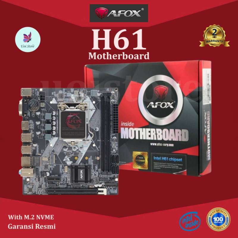 Promo Afox H61m Ddr3 Lga 1155 M.2 Nvme Motherboard Intel Diskon 23% Di ...