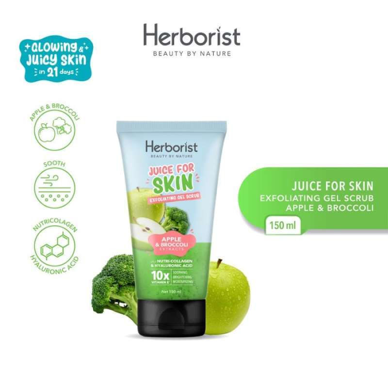 Promo Herborist Juice For Skin Exfoliating Gel Scrub 150ml Diskon 32% Di Seller 112-store ...