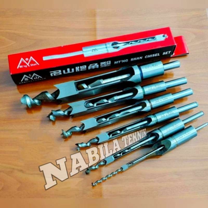 Promo (nbl) Mata Bor Kayu 1/2 Mt'ng Shan Chisel Set Diskon 23% Di Seller Kulee Store ...