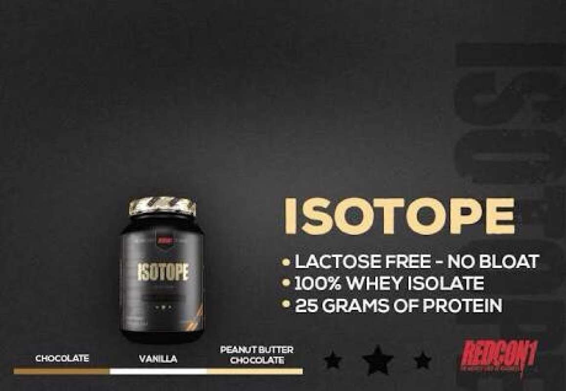 Promo Iso Tope Isotope Redcon1 Whey Protein Isolate Original Dijamin ...