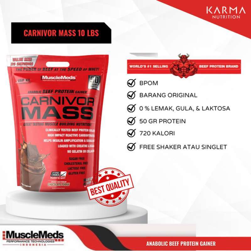 Promo Mm Musclemeds Carnivormass 10 Lbs 10 Lbs Carnivor Mass Beef ...