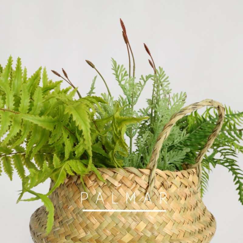 Jual Pot Anyaman Seagrass Palmar | Vas Bunga Natural Mendong | Plm-mdg ...