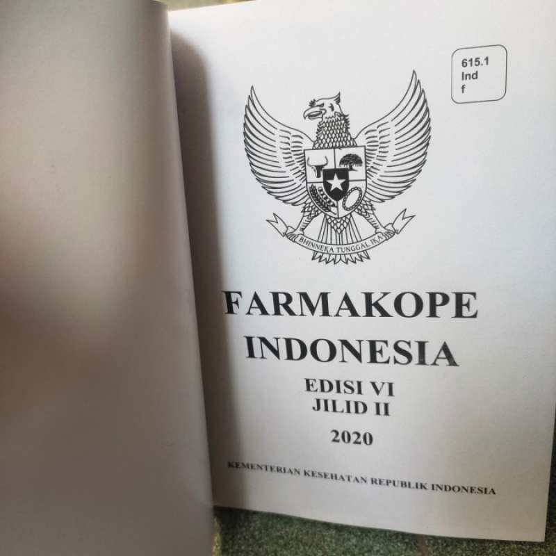 Promo Farmakope Indonesia Edisi 6 Tahun 2020 Jilid 1 Dan 2 Lengkap ...