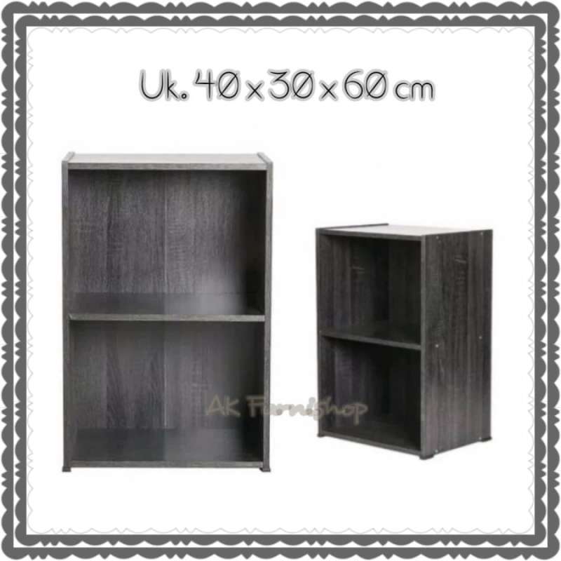 Jual Rak Buku 2 Susun-3 Susun- 4 Susun Serbaguna Black - 7 Susun Putih ...