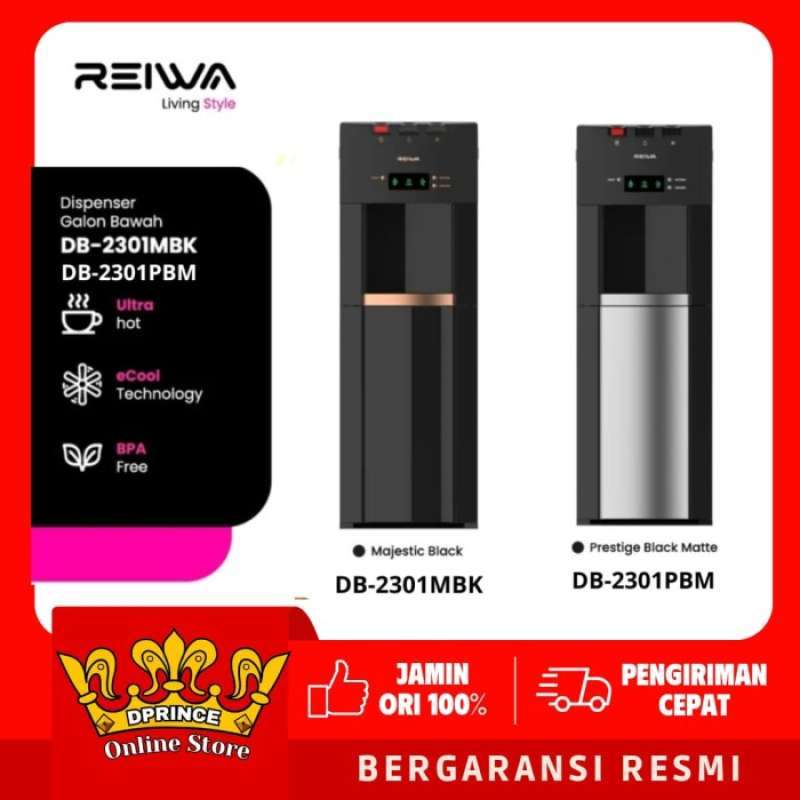Promo New Dispenser Reiwa Db 2301 Mbm / Pbm Galon Bawah Bottom Loading ...