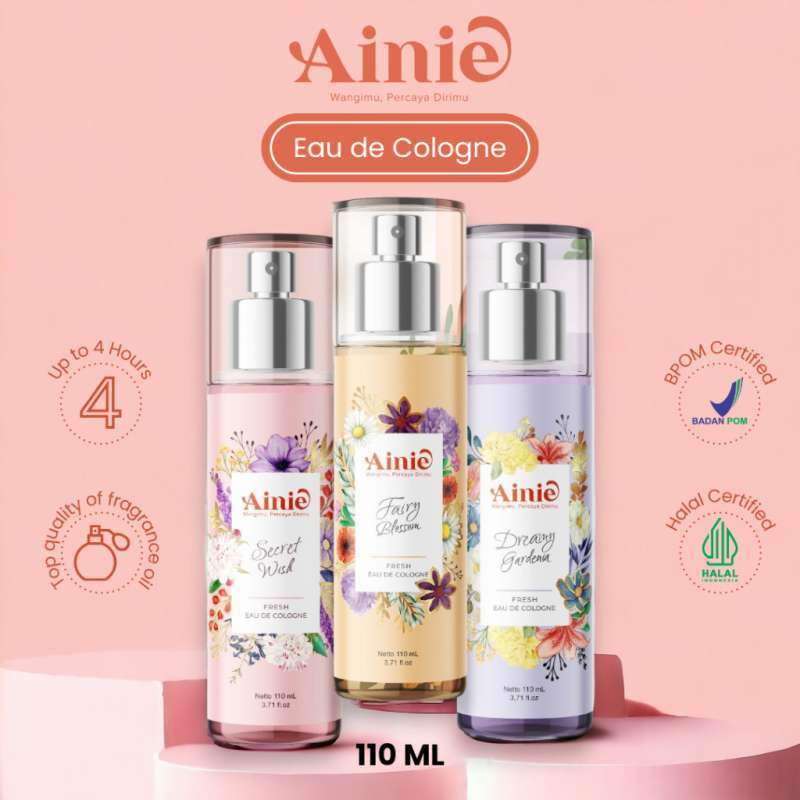 Jual Ainie Fresh Eau De Cologne 110ml Parfum Wanita - Dreamy Gardenia Di Seller Be Luv Cosmetic ...