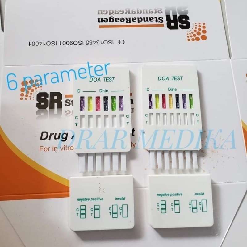 Promo Tes Narkoba- Multi6 Drug Tes Sr Isi 25 Test Diskon 33% Di Seller ...