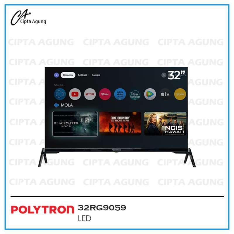 Promo Polytron Led Smart Google Tv 32 Inch Pld-32rg9059 / 32rg9059 Diskon 4% Di Seller Cipta ...