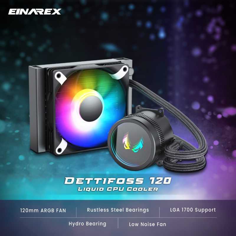 Jual Water Cooling Einarex Dettifoss 120 Argb Liquid Cpu Cooler Fan Processor Di Seller ...