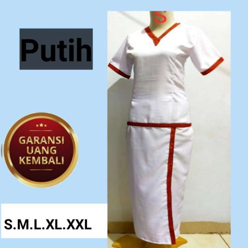 Jual Baju Adat Toraja Satu Set / Set Baju Toraja - L Putih Di Seller ... Jual Baju Adat Toraja Satu Set / Set Baju Toraja - L Putih Di Seller ...