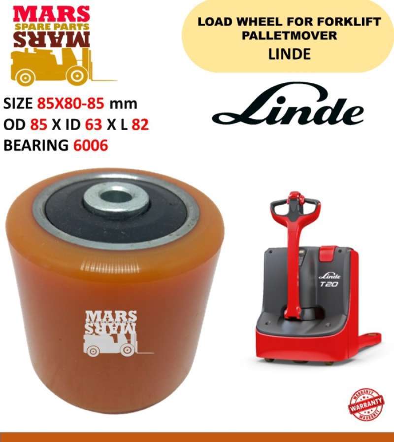 Promo Roda Load Wheel 85x85 Od 85mm Linde 0009903524 L12 L16 Pallet ...