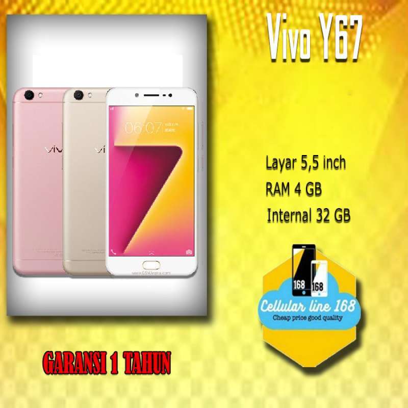 Promo Vivo Y67 4/32gb Garansi Bergaransi 1 Tahun Diskon 33% Di Seller Kanzahana Store - Koja ...