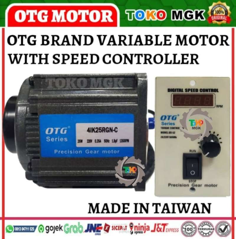 Promo Otg 6ik250rgu-cf 250watt Motor Variable Speedcontrol 1phase 4pole ...