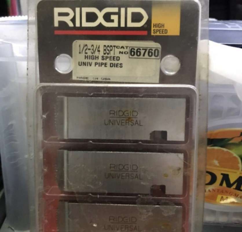 Promo Mata Senai Ridgid 66760 Size 1/2 - 3/4 Bspt Hs Diskon 23% Di ...