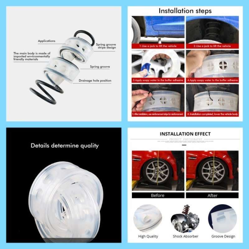 Promo Mitsubishi Xpander Spring Buffer Stabilizer Depan Belakang Dumper ...