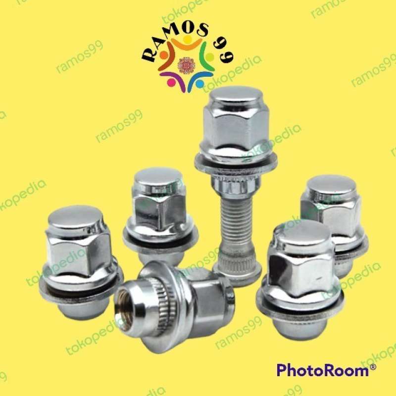 Promo Innova Zenix Mur Roda Racing Baut Lugnut Mobil 20/24 Pcs Baja Oem ...