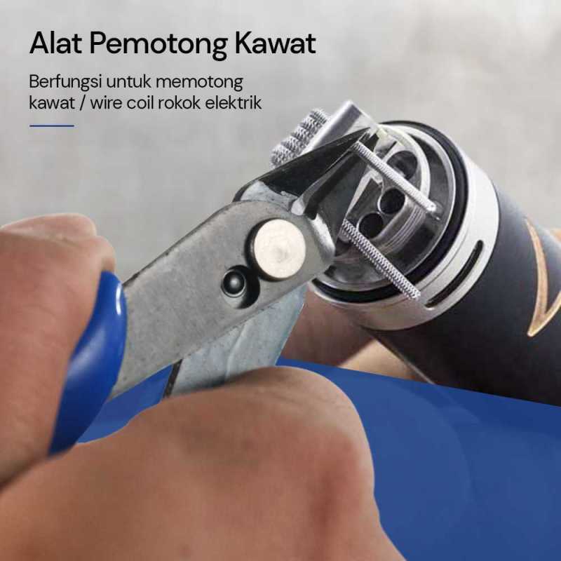 Jual Pcafc Gunting Kawat Tang Potong Nipper Coil Vape Plier Wire Cutter ...