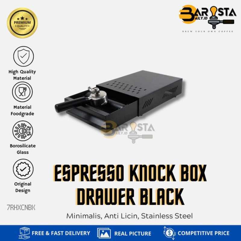 Promo Laci Espresso Knock Box Drawer - Tempat Ampas Kopi Besar Besi ...