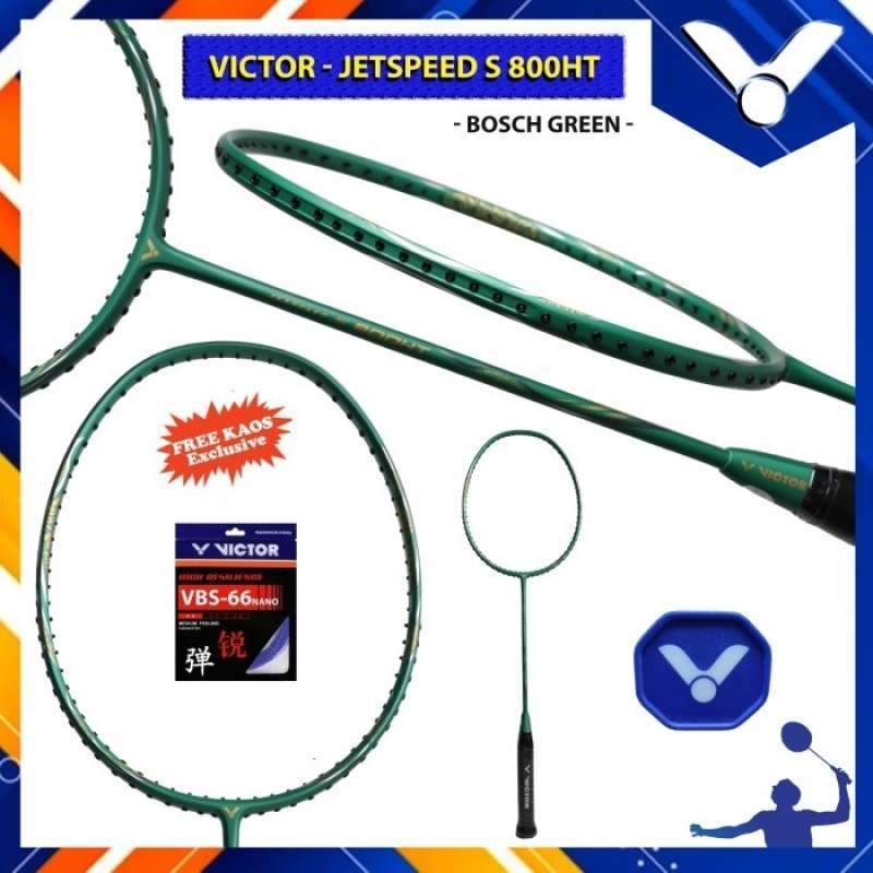 Promo Raket Badminton Victor Jetspeed 800 Ht Js800ht G Bosch Green ...