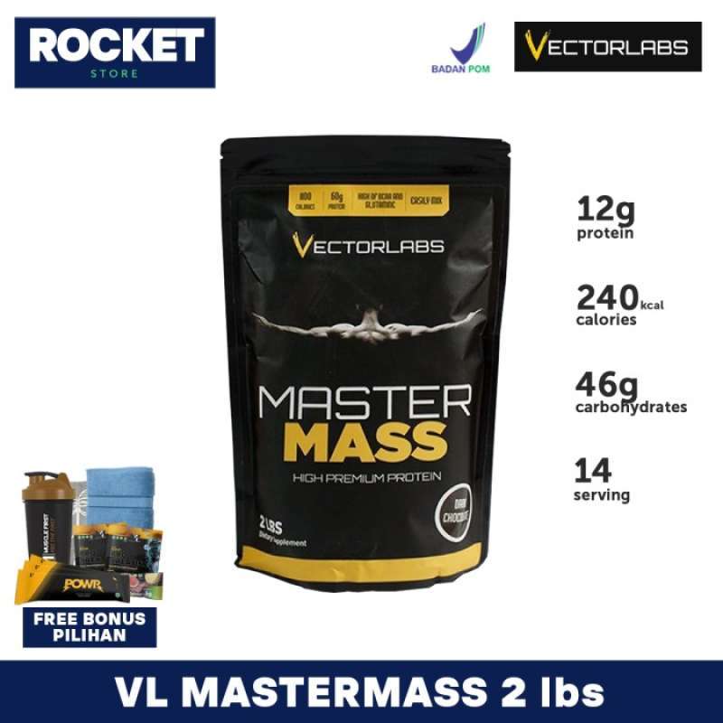 Promo Vectorlabs Mastermass 2 Lbs 900 Gr - Master Mass Susu Gainer 2lbs ...
