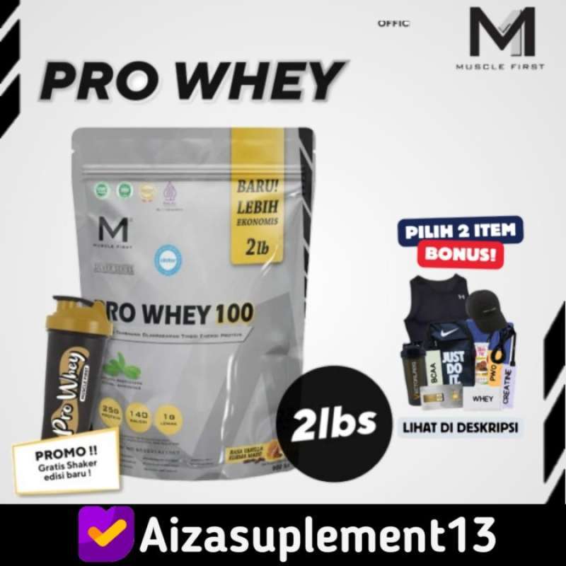 Promo Prowhey Muscle First 2lb M1 Pro Whey Concentrate 900gram Diskon ...