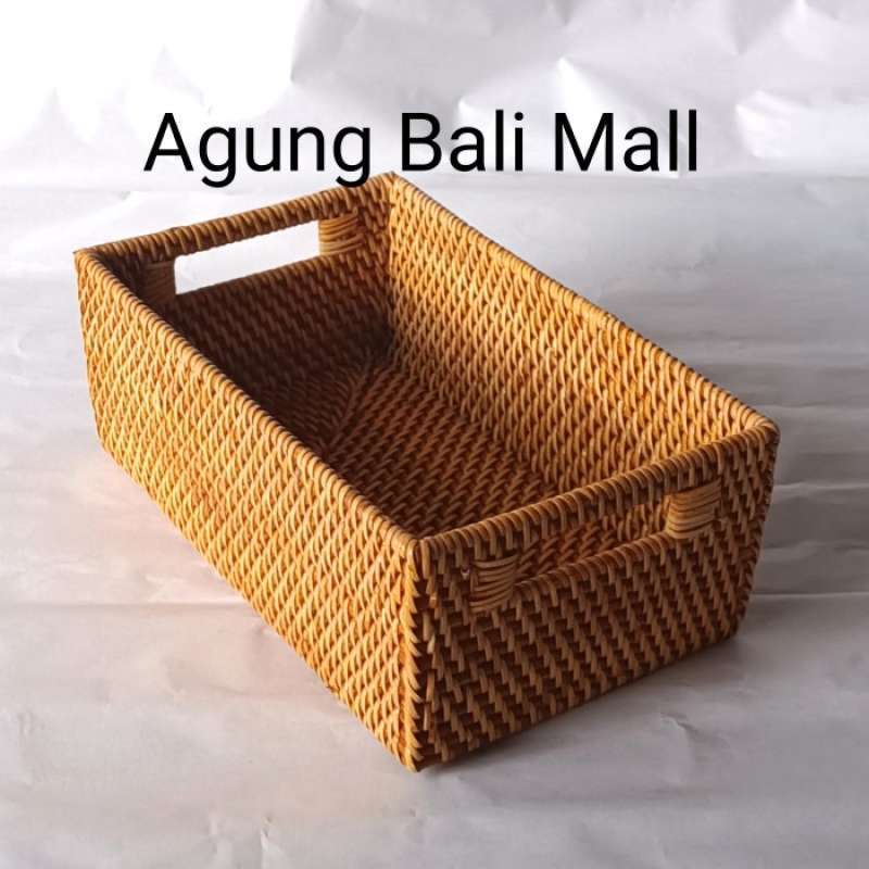Jual Keranjang Rotan/rattan Box/keranjang Rotan Persegi Panjang ...