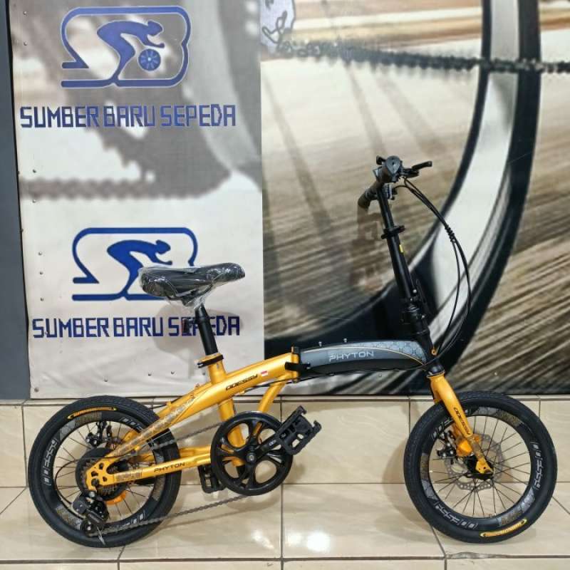 Promo Sepeda Lipat Odessy Phyton 16 Inch 7 Speed Diskon 33% Di Seller ...