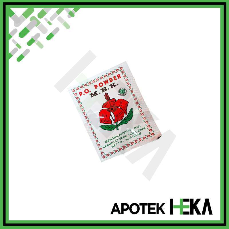 Jual Powder Mbk Bedak Mbk Putih 1 Sachet - Bedak Bau Badan Di Seller ...