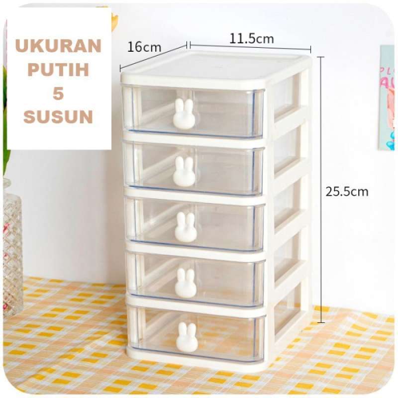 Jual Rak Meja Laci Susun Rak Penyimpanan Makeup Alat Tulis Kantor ...