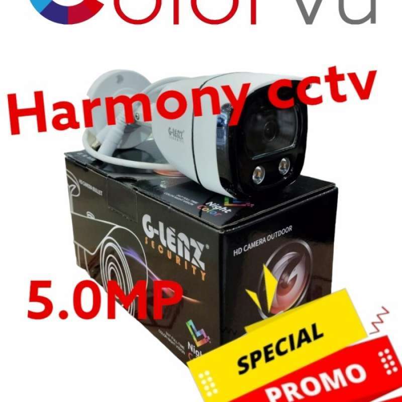 Promo Paket Colorvu Cctv 8 Channel 8 Camera Turbo Hd 5 Mp 1080p Ic Sony ...