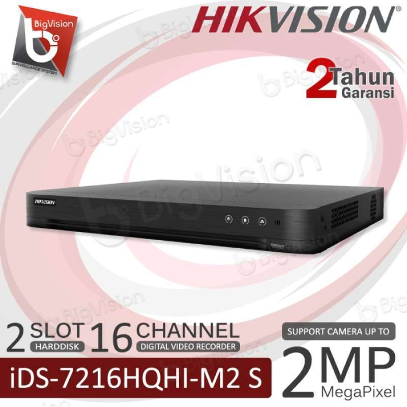 Promo Hikvision Dvr Ids-7216hqhi-m2/s 4mp 16ch Turbo Hd Cctv 16 Channel ...