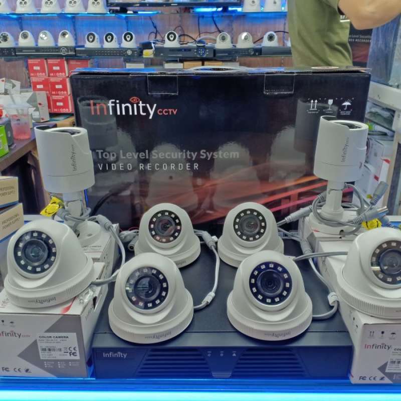 Promo Paket Cctv Infinity 8 Ch Fullhd 1080p Komplit Tinggal Pasang ...