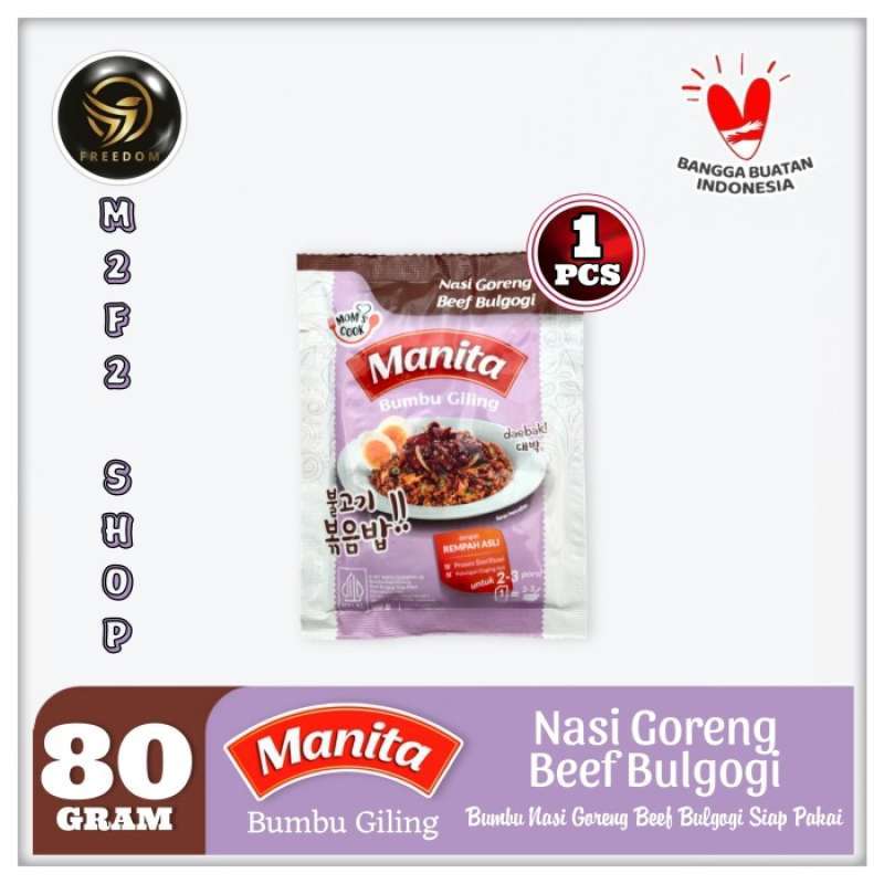 Promo Manita Bumbu Giling Instan Rempah Asli Nasi Goreng Semua Rasa Sachet - 80 Gr (kemasan ...