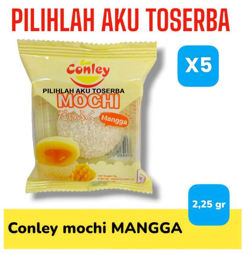 Promo Conley Mochi Rasa Mango / Mangga - ( Harga 5 Pcs ) Diskon 19% Di ...