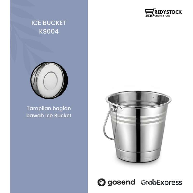 Promo Ice Bucket Ember Es Batu Stainless Minuman Botol Bir Soft Drink ...