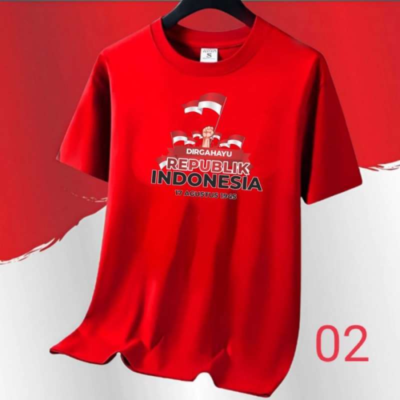 Jual Kaos 17 Agustus /kaos Kemerdekaan Hut Ri/ Terus Melaju Indonesia ...