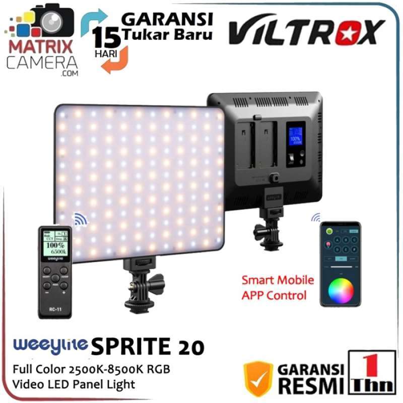 Jual Viltrox Weeylite Sprite 20 Full Color Rgb Video Led Light Di ...