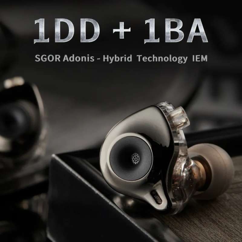 Jual Sgor Adonis With Mic 1dd+1ba Hybrid Technology Earphone In Ear ...