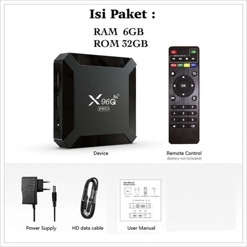Jual Set Top Box Digital Android X96q Pro | Android Tv Box X96q Pro ...