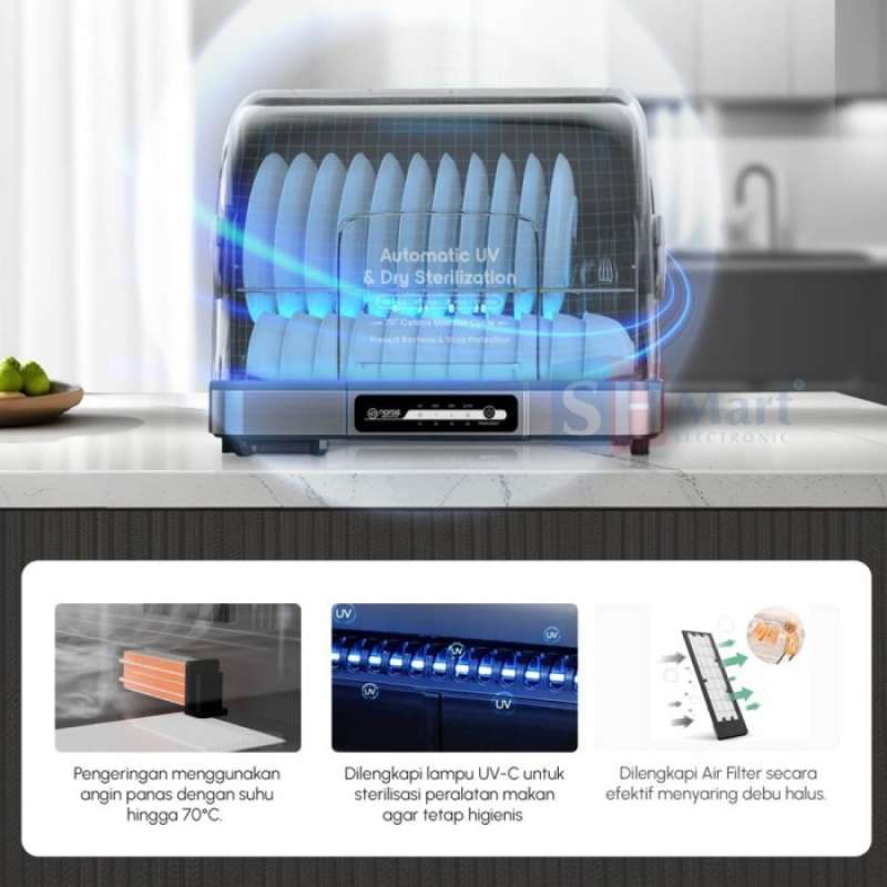 Jual Dish Dryer Norge 4 In 1 Ng-dd28uv / Ng-dd48uv / Ng-dd501uv / Ng-dd52uv Di Seller Circlet ...