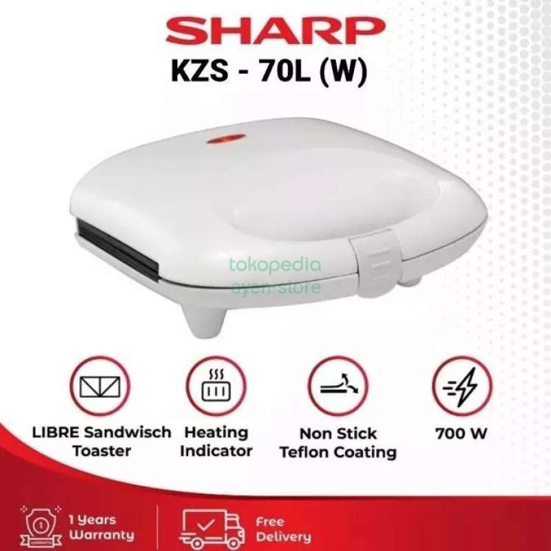Jual Sharp Libre Roti Bakar Alat Panggang Sandwich Maker Toastet Kzs ...