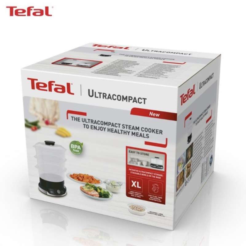 Jual Tefal Vc204810 Food Steamer Ultra Compact 9l - Black Di Seller ...