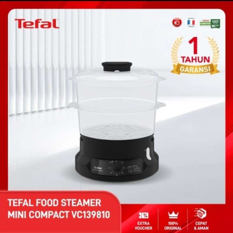 Jual Tefal Food Steamer Compact 6l 900w Vc139 Alat Pengukus Makanan ...