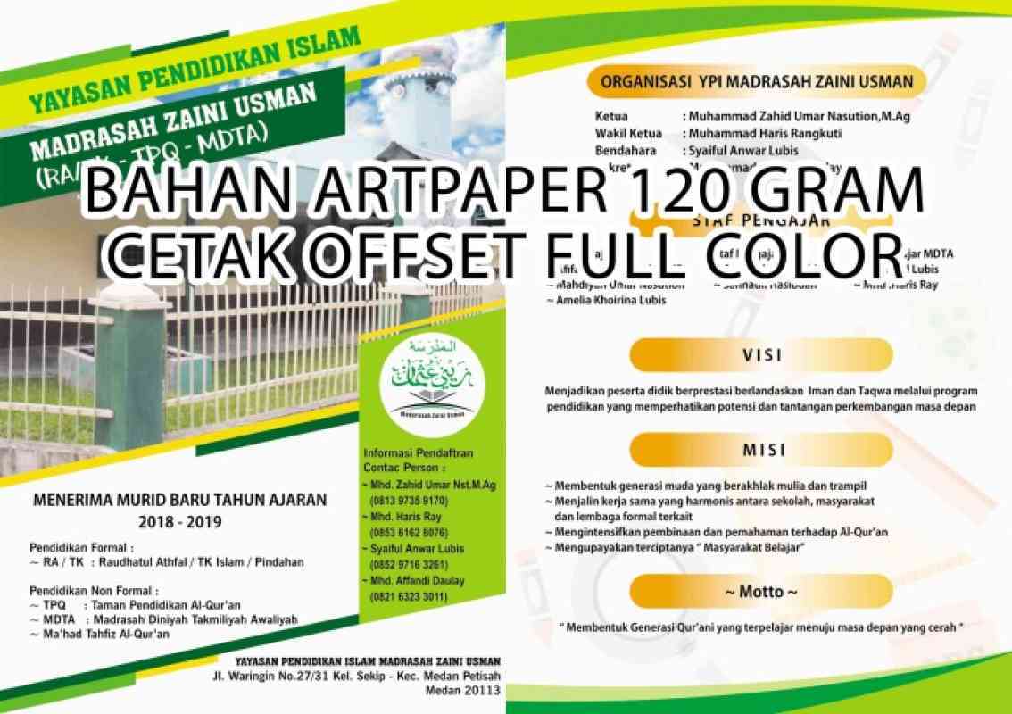 Jual Cetak Flyer / Brosur A4 Full Color Satu Sisi Di Seller Circlet ...