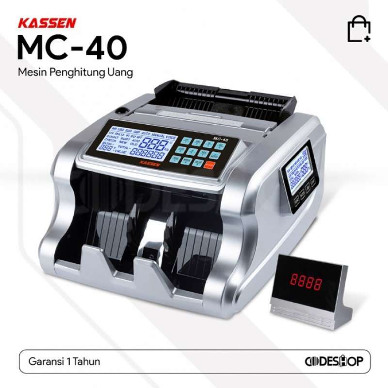 Jual Mesin Hitung Uang Kassen Mc40 Deteksi Uang Palsu Bill Counter Mc 40 Di Seller Circlet ...