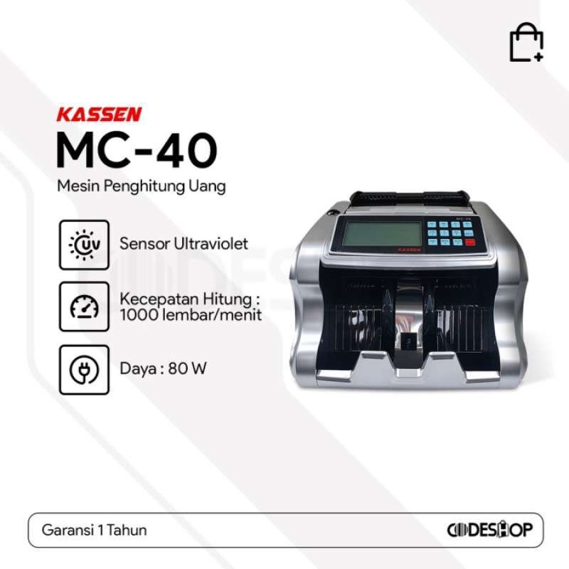 Jual Mesin Hitung Uang Kassen Mc40 Deteksi Uang Palsu Bill Counter Mc 40 Di Seller Circlet ...