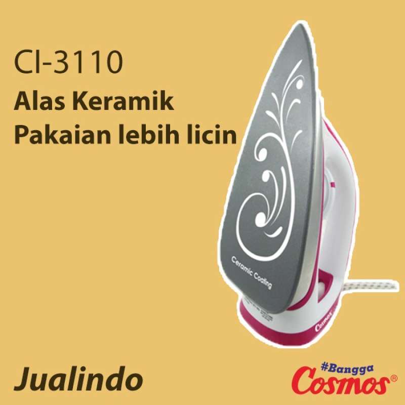 Jual Cosmos Setrika Tapak Keramik Listrik Ci-3110 C Tapak Tatakan Lapis ...