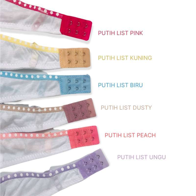 Jual Bra Abg Remaja | Bh Jamur Putih Emadee | Miniset Anak Step 2 Kait ...